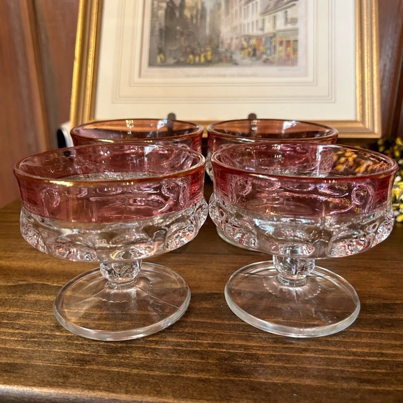 Indiana Glass | Dining | Vintage Indiana Glass Colony Ruby Red ...